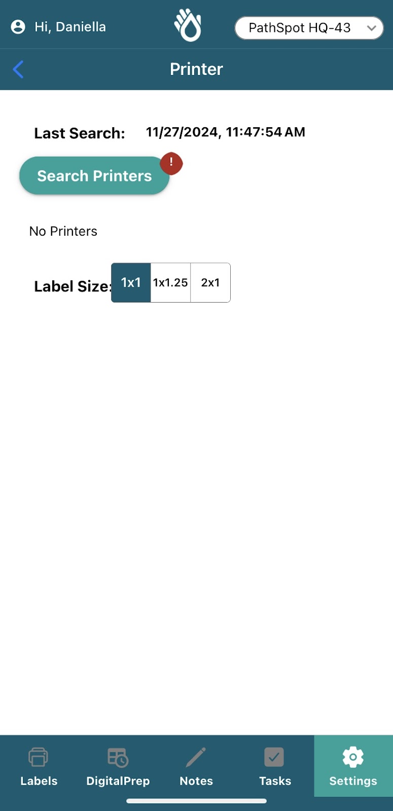 SafetySuite Settings – PathSpot